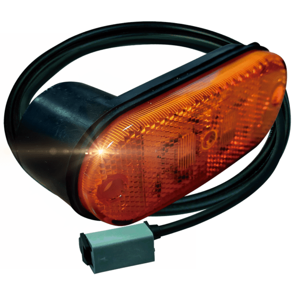 Galibo Luz Ambar LED 12V Goma Adaptadora Guardabarros 1000mm Click in ...